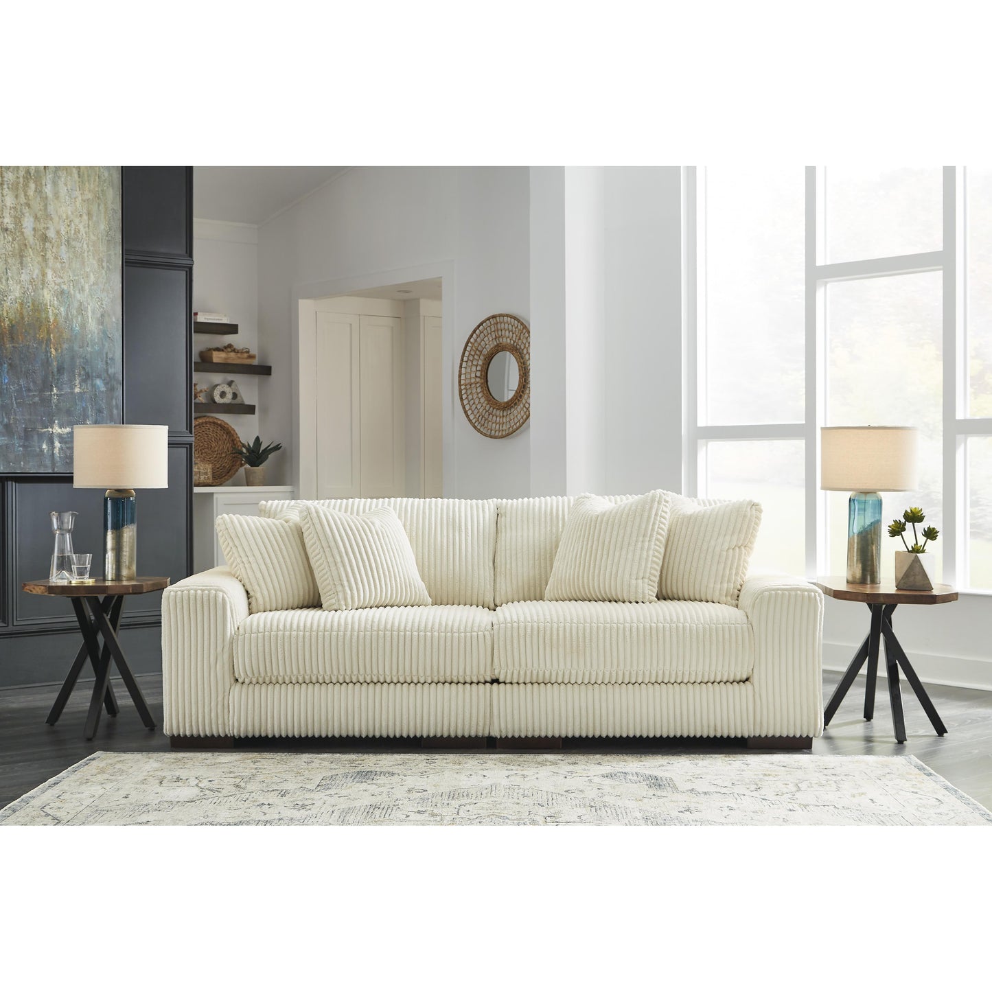 Signature Design by Ashley Lindyn Fabric 2 pc Sectional 2110464/211046 ...