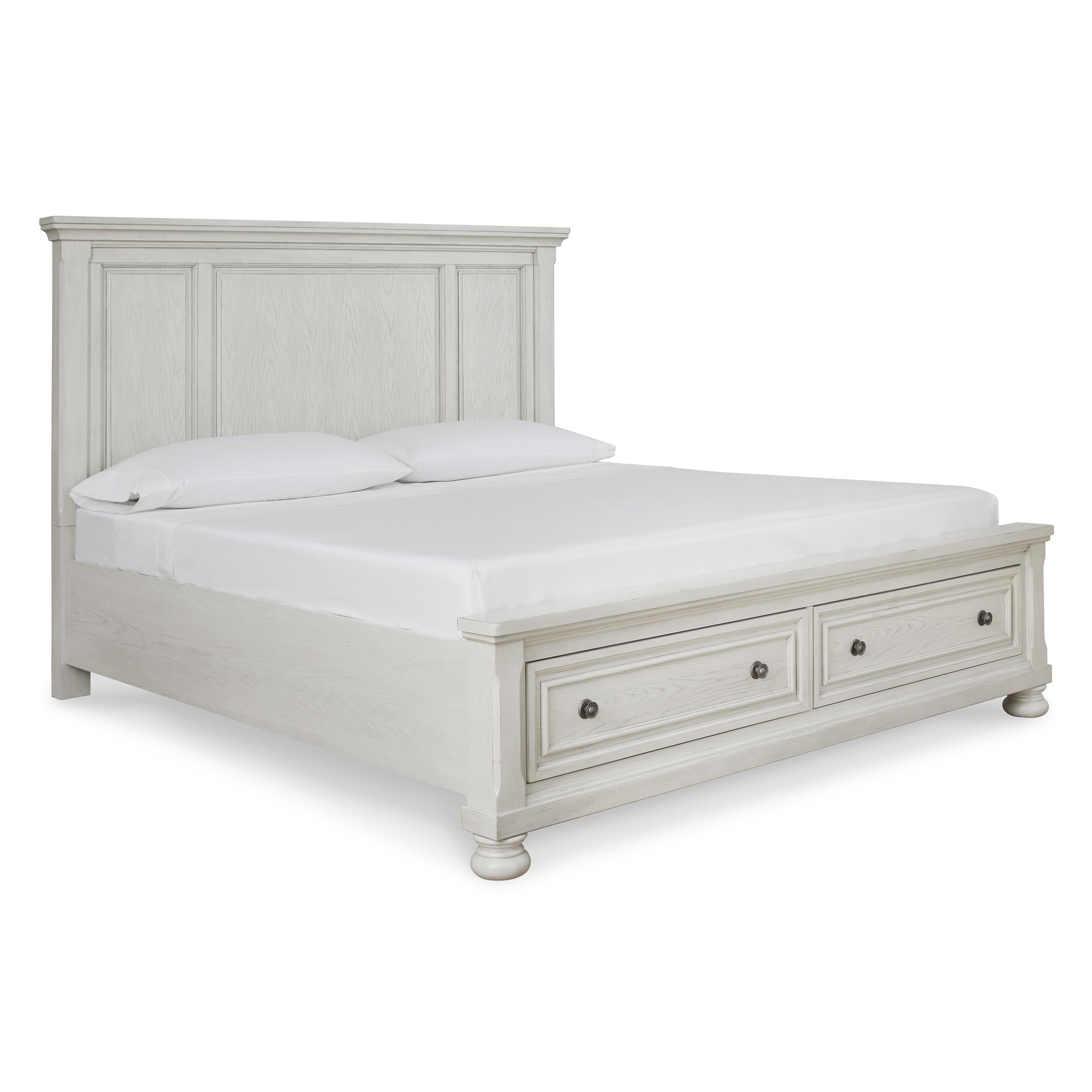 Signature Design by Ashley Robbinsdale King Panel Bed with Storage B742 ...